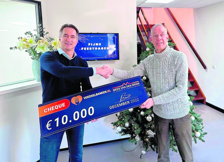 Mees van den Brink steunt Voedselbank - Rond Haaksbergen