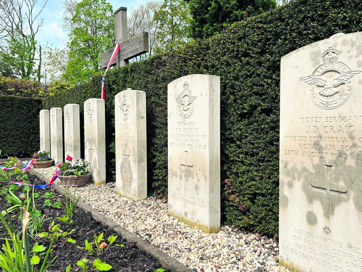 Boodschap van respect voor gesneuvelde geallieerden - Rond Haaksbergen